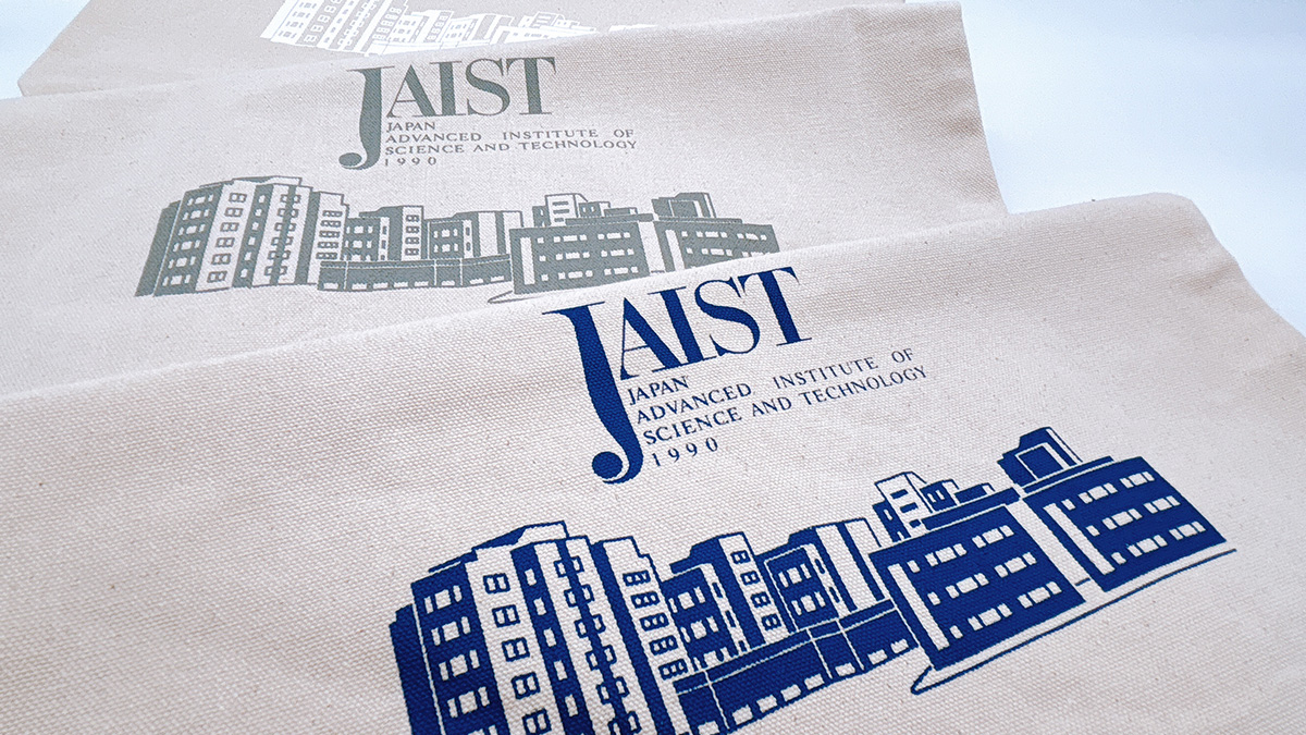 JAIST公式 トートバック｜制作事例｜田中昭文堂印刷｜石川県金沢市の印刷・Web・デジタル・ものづくり